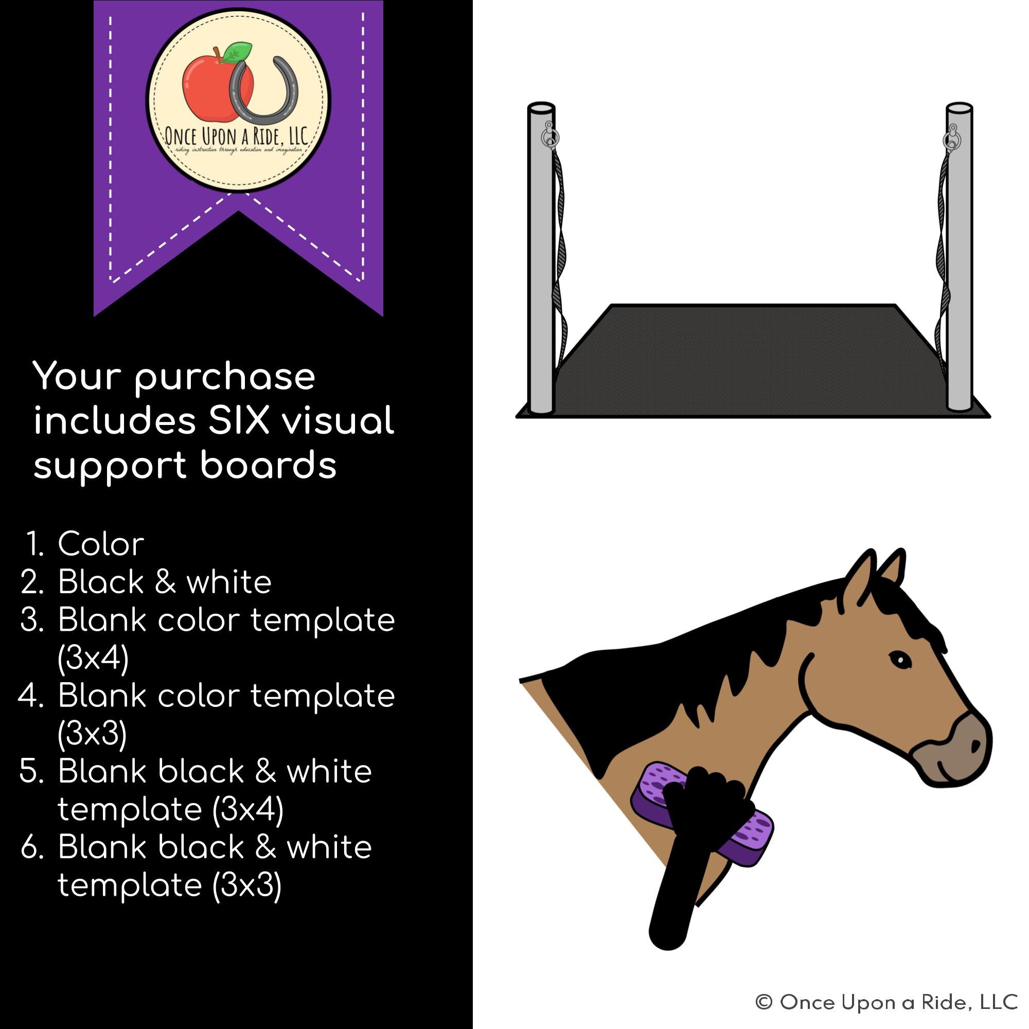 PURPLE Bathing Visual Support Boards - Etsy