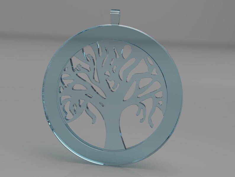 Tree of Life STL File for 3D Printing Intricate Jewelry Design for ...
