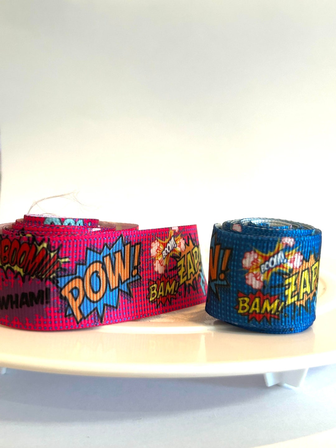 1" Comic Book Grosgrain Ribbon,comic Book Ribbon,comic Ribbon,ribbon ...