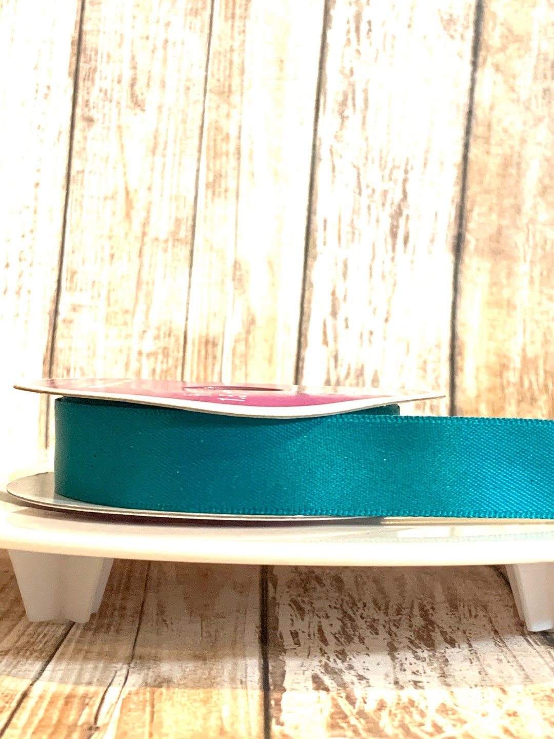 5/8" Teal Blue Satin Ribbon,ribbon by the Yard,ribbon,satin Ribbon,hair ...