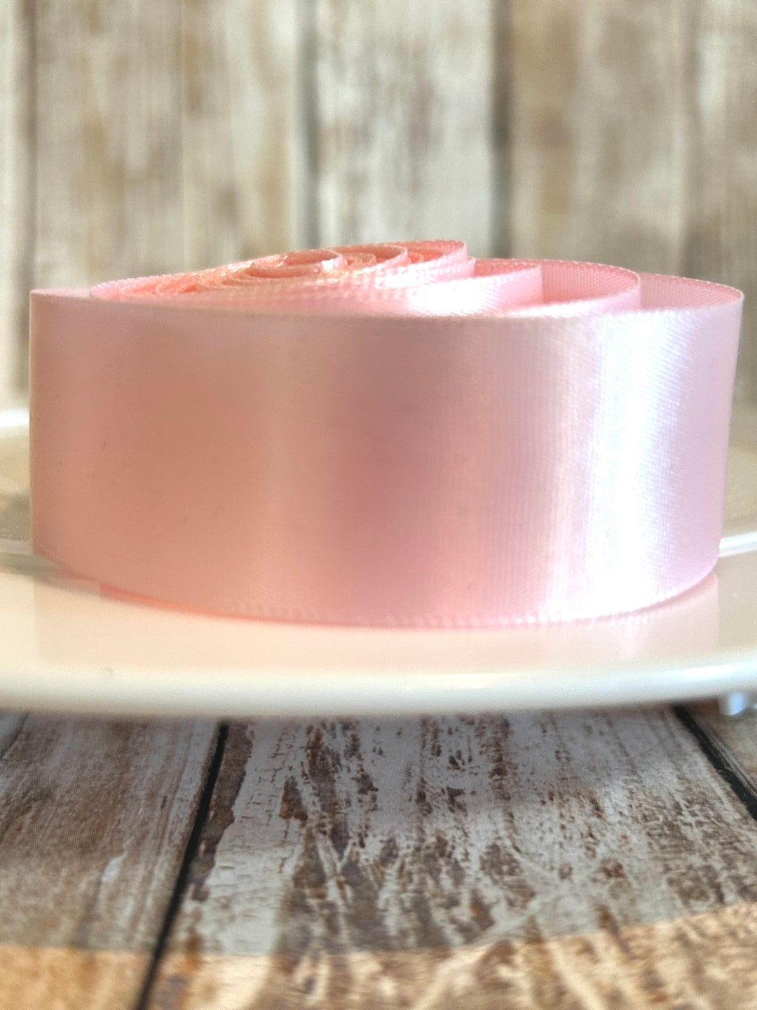 7/8" Pink Satin Ribbon,ribbon,ribbon by the Yard,satin,satin Ribbon ...