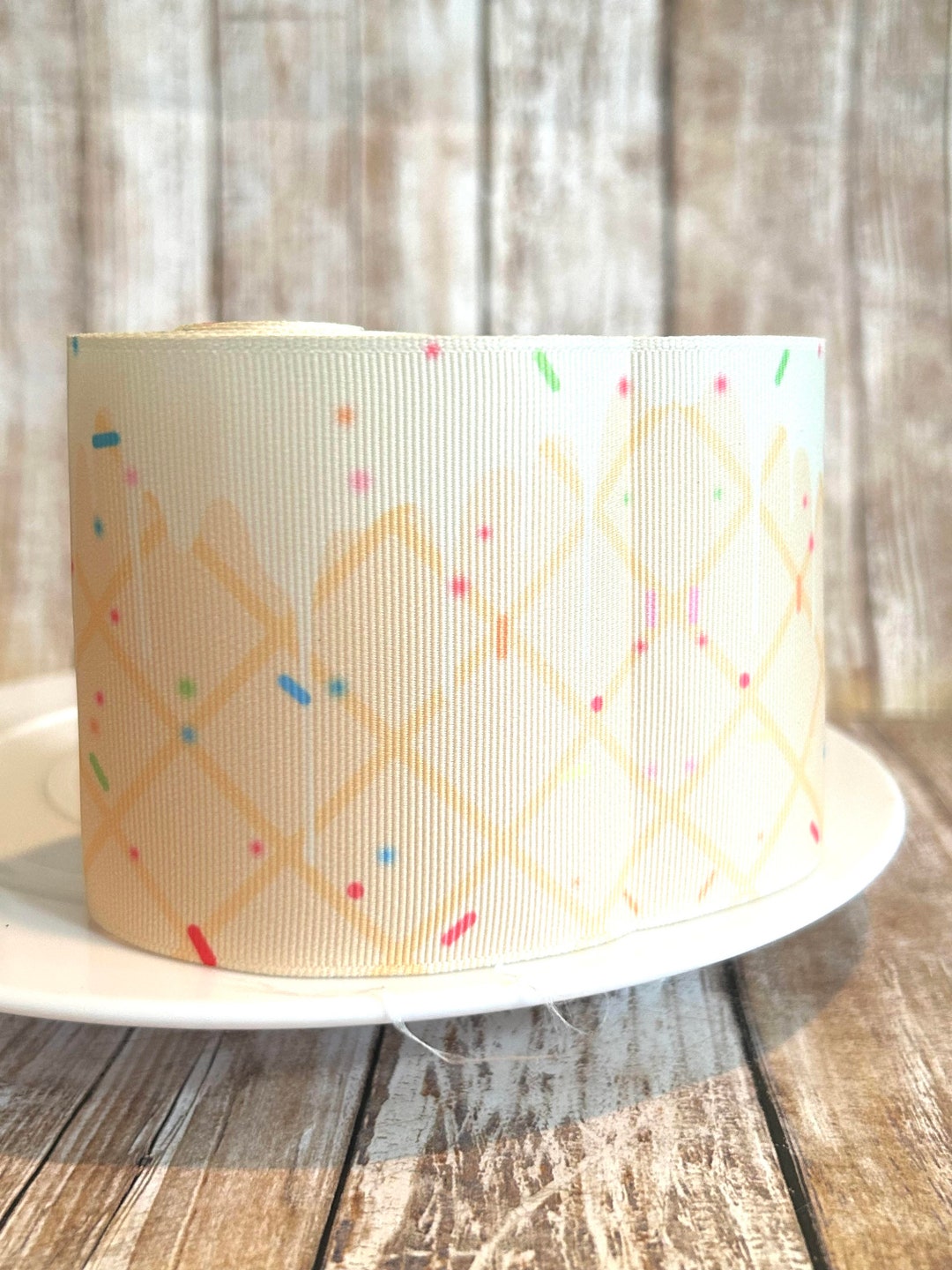 3" Ice Cream Grosgrain Ribbon,grosgrain Ribbon,ribbon,hair Bow Ribbon ...