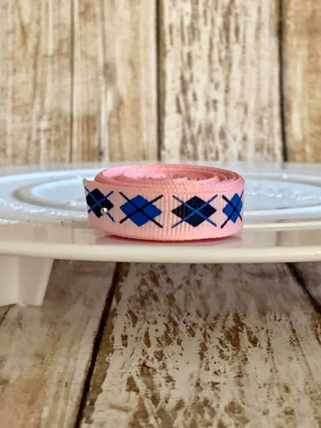 3/8" Diamond Grosgrain Ribbon,ribbon by the Yard,ribbon,grosgrain ...