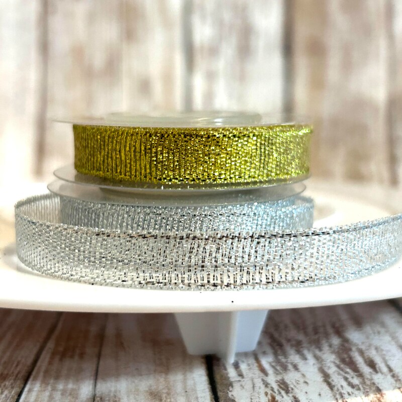 Metallic Ribbon - Etsy