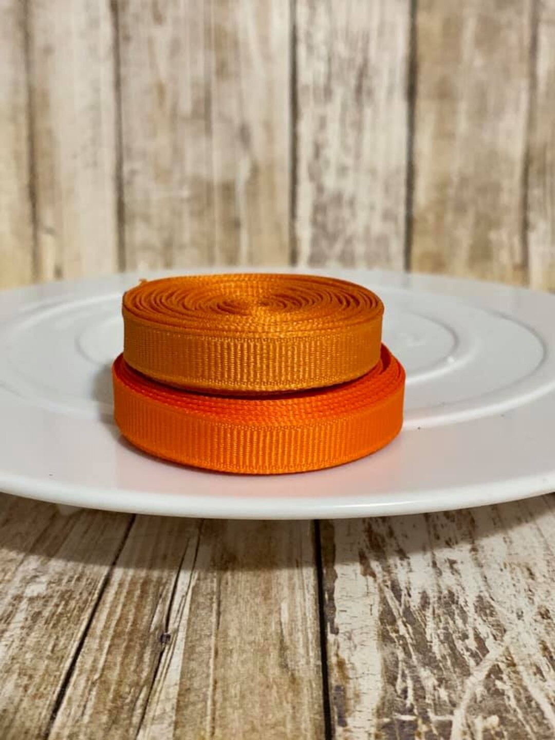 3/8" Orange Grosgrain Ribbon,ribbon,orange Ribbon,burnt Orange Ribbon ...