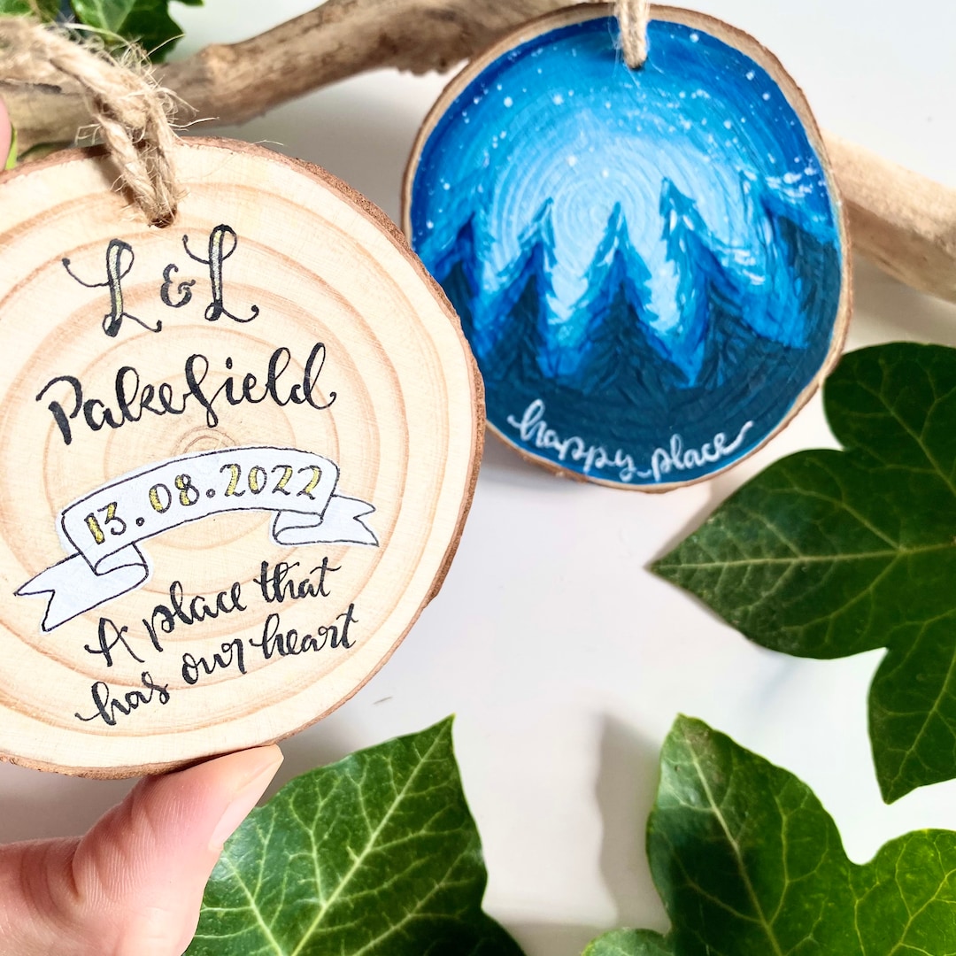 Forest Happy Place Wooden Ornament Nature Themed Gift Ideas - Etsy UK