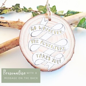 Forest Happy Place Wooden Ornament, Nature Themed Gift Ideas - Etsy UK