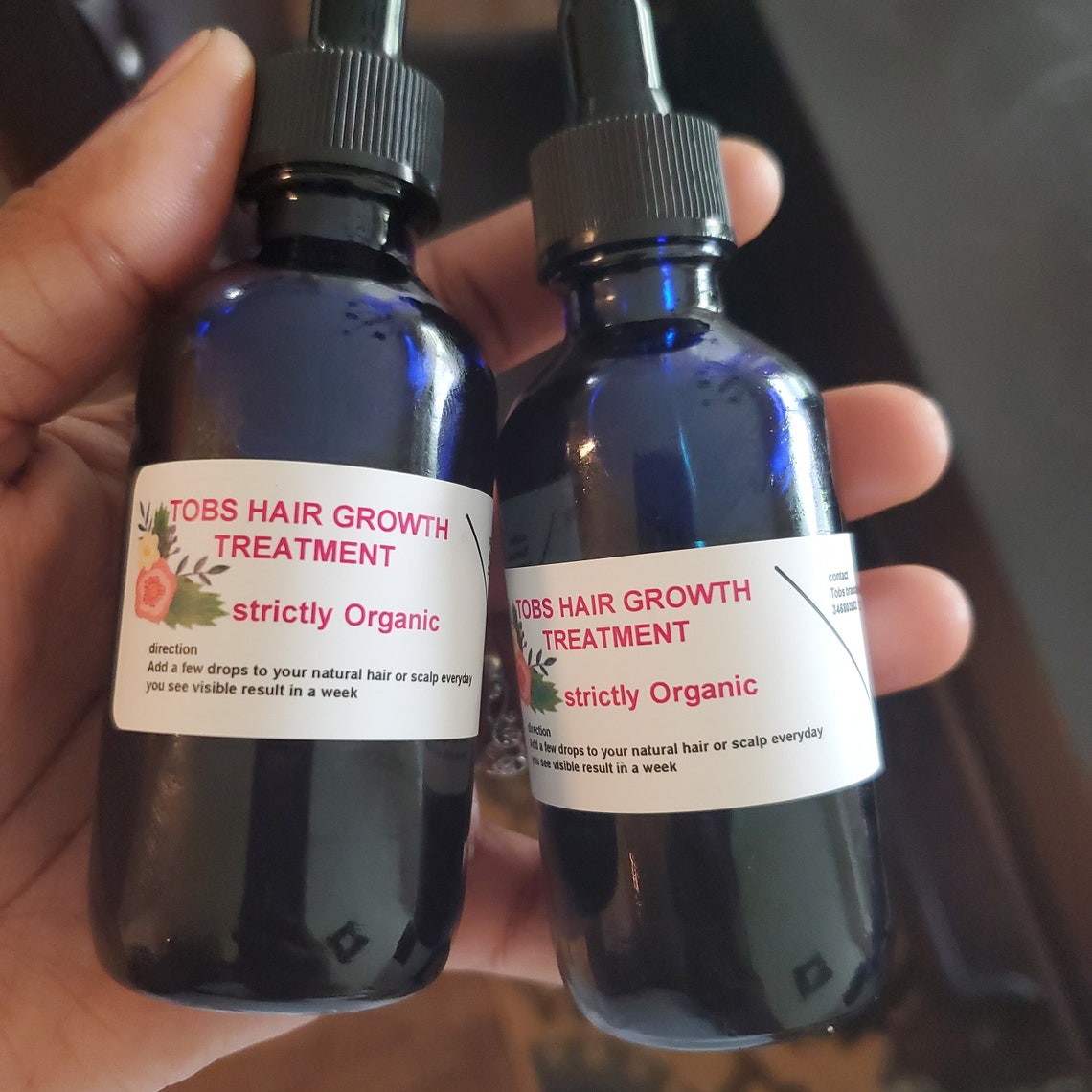 Tobs Hair Growth Oil - Etsy