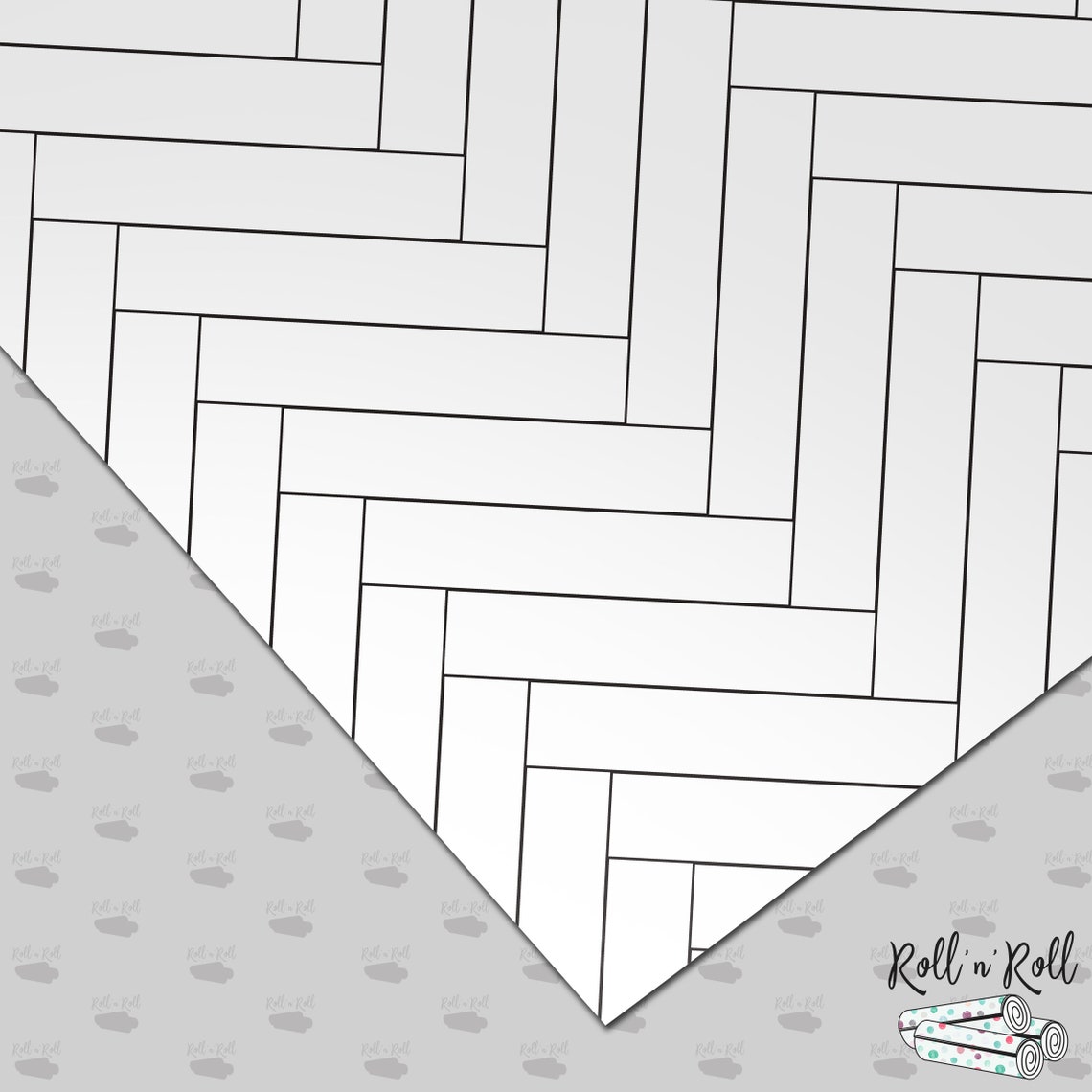 Herringbone Pattern Wallpaper Black and White Minimalist - Etsy