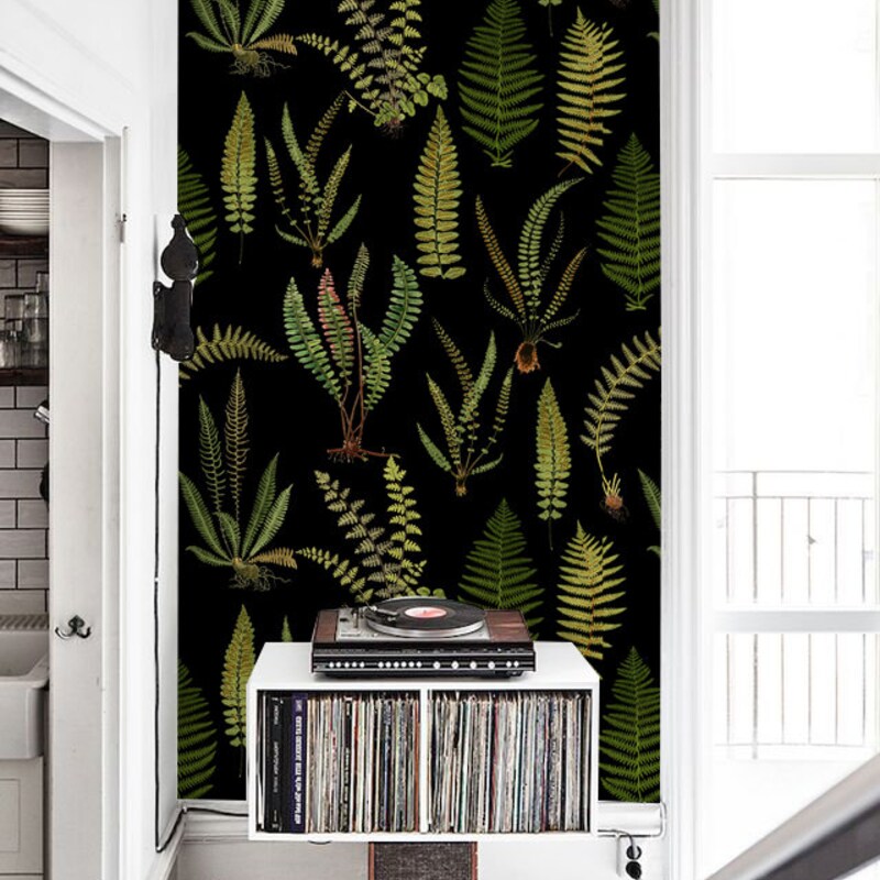 Fern Wallpaper - Etsy