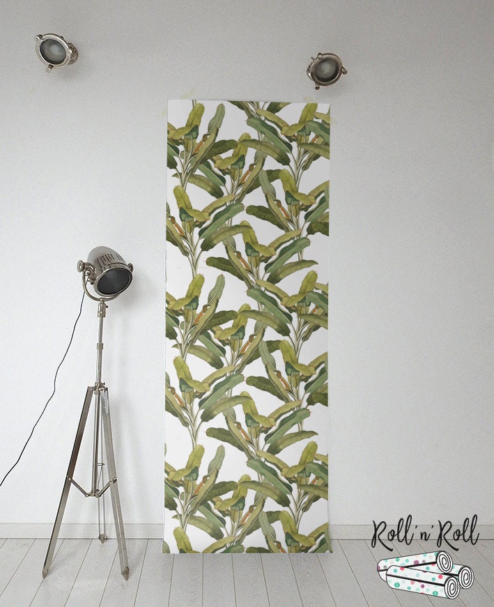 Vintage Palm Wallpaper Palms Wallpaper Tropical Plant Peel | Etsy