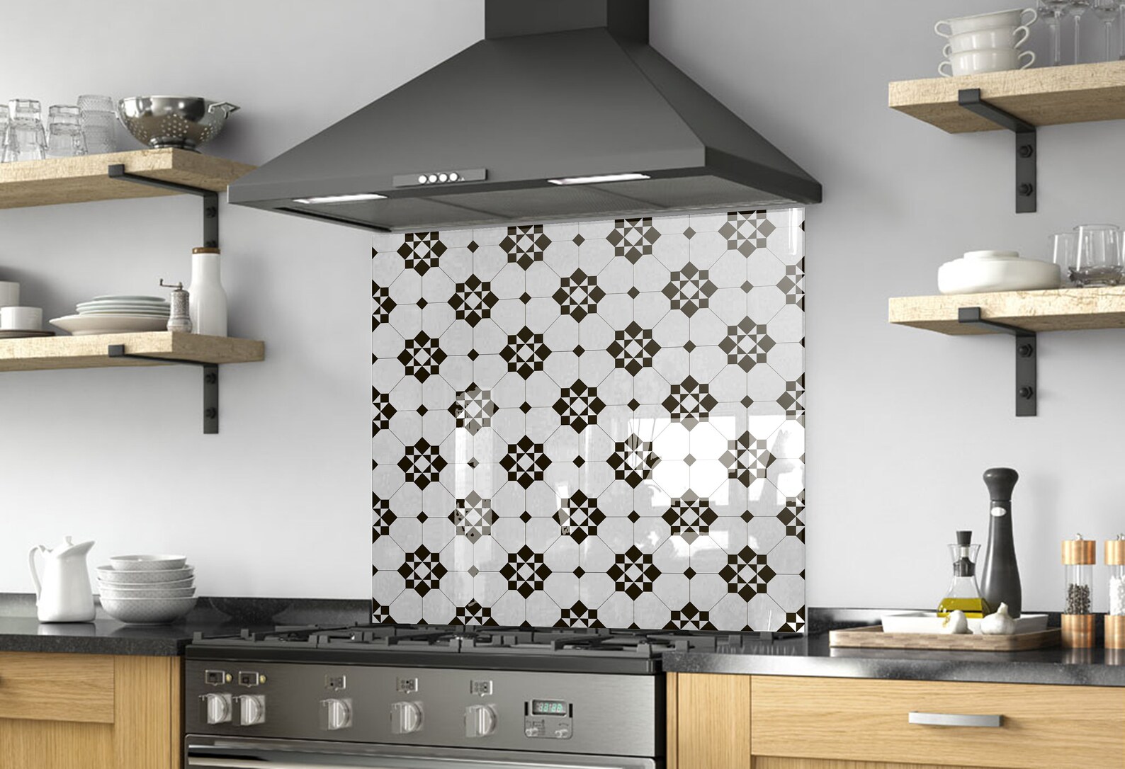 DIY Backsplash Stove Backsplash Behind Range Decor Solid - Etsy