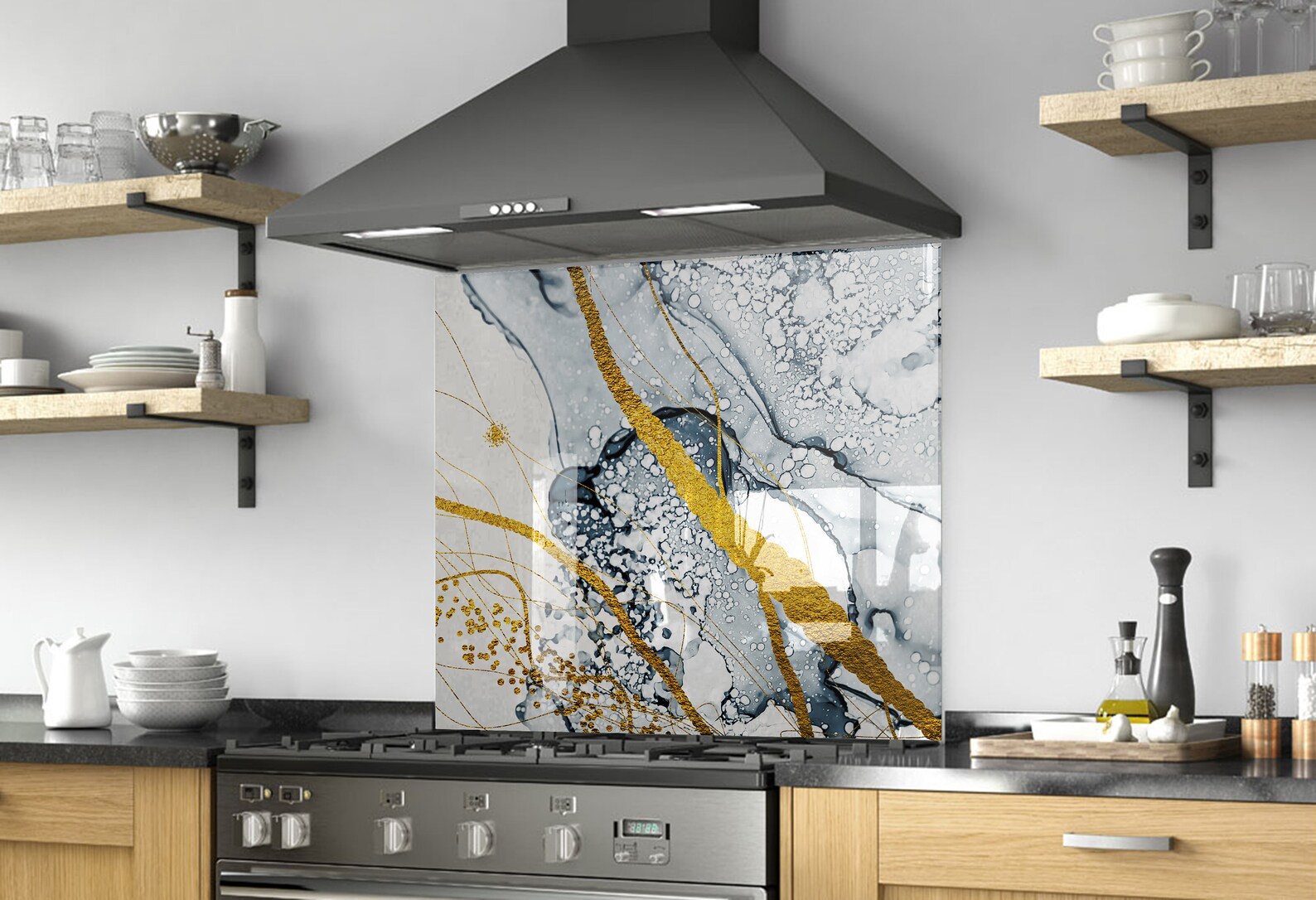 Glass Marble Solid Glass Backsplash Kitchen Decor Behind - Etsy