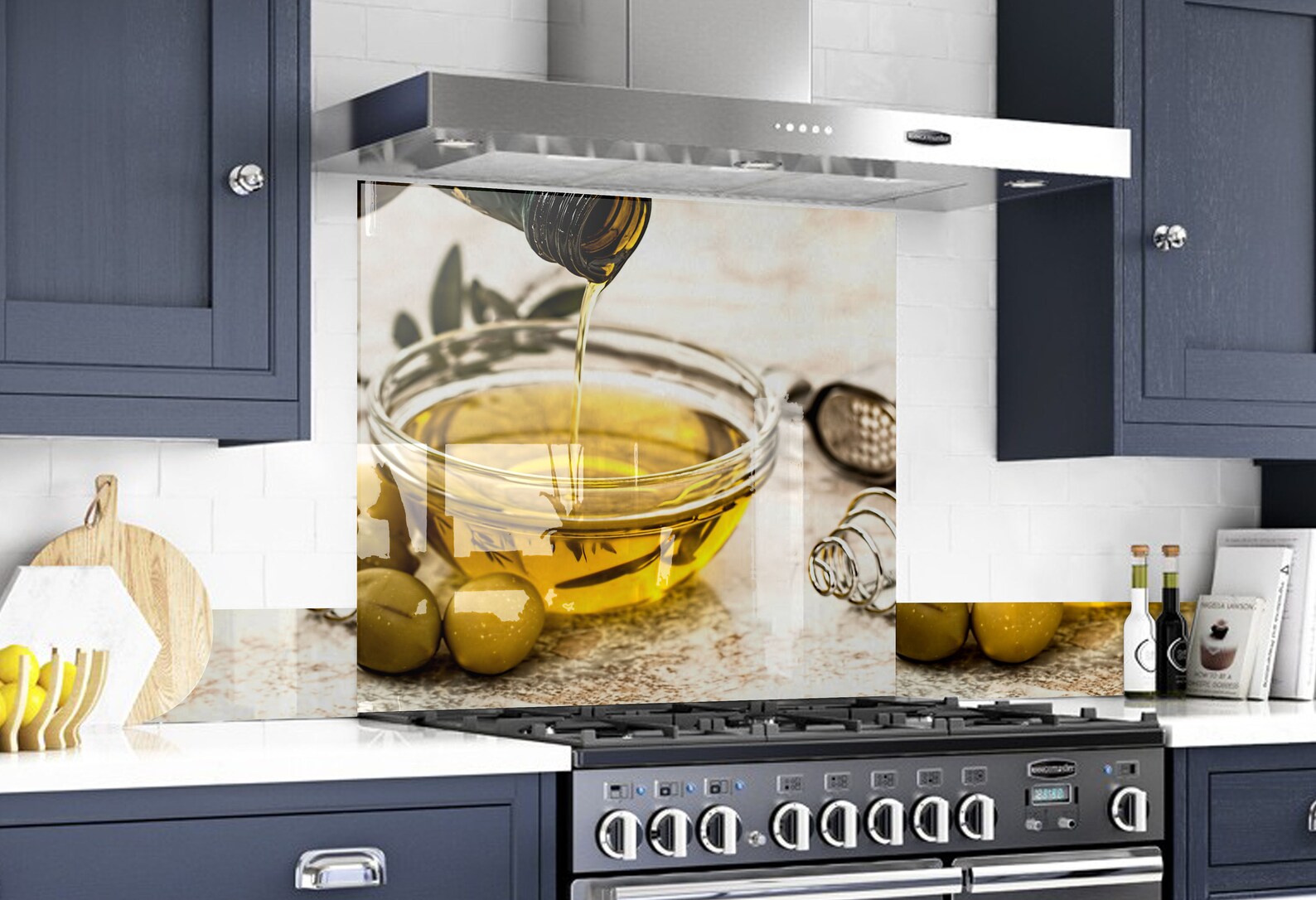 Glass Backsplash Customdiy Splashback Kitchen Decor Behind - Etsy