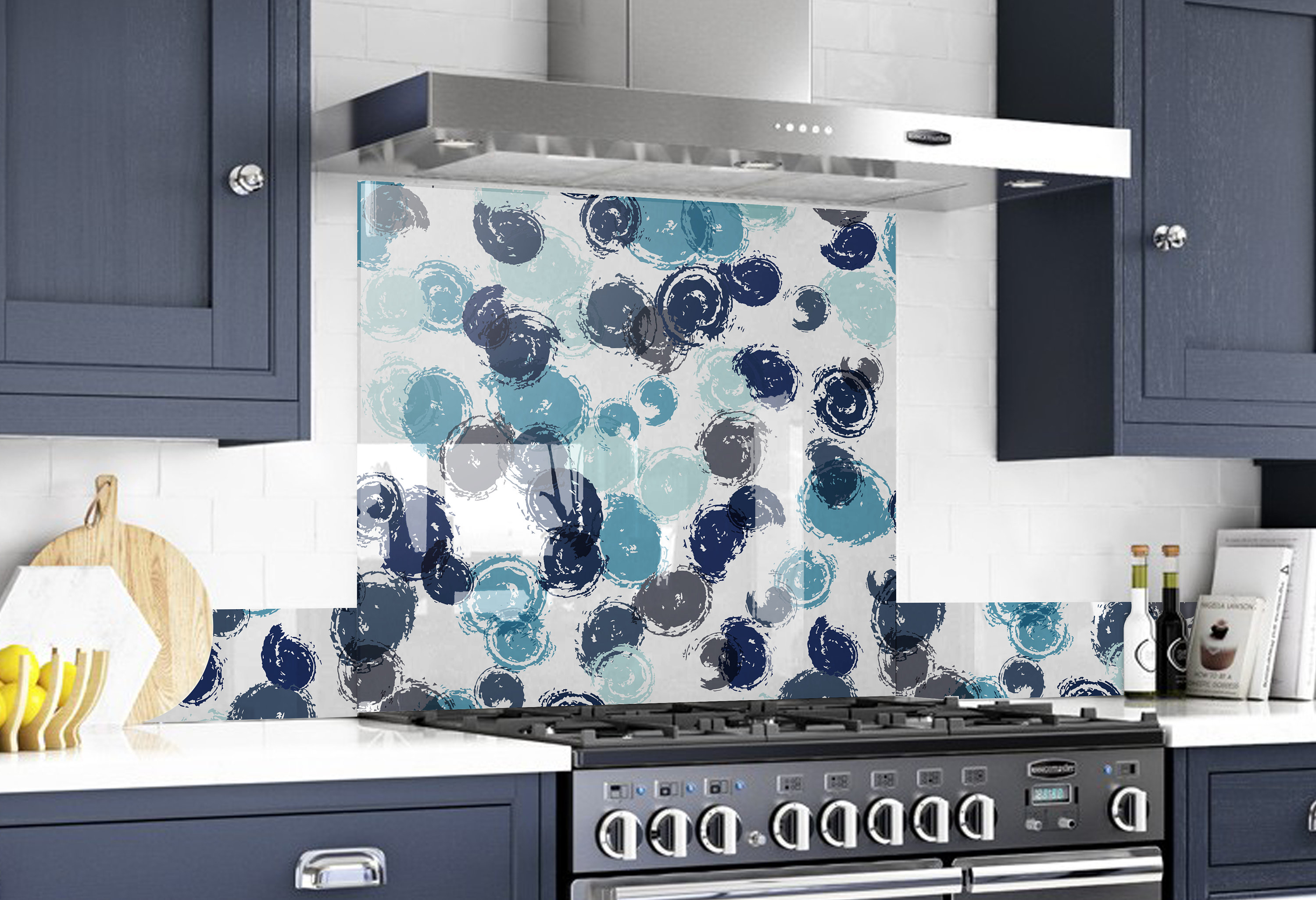 Abstract Print DIY Splashback Kitchen Decor Behind Range - Etsy
