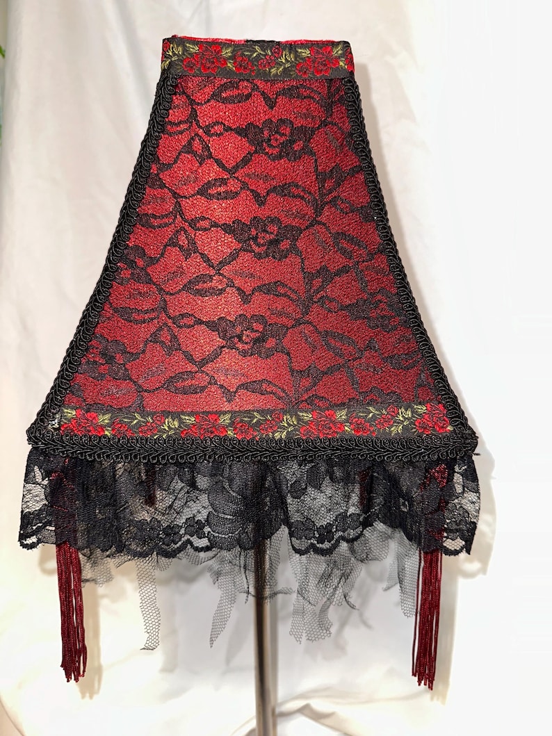 Hand Made Gothic Inspired Bedside Table Lampshade. - Etsy