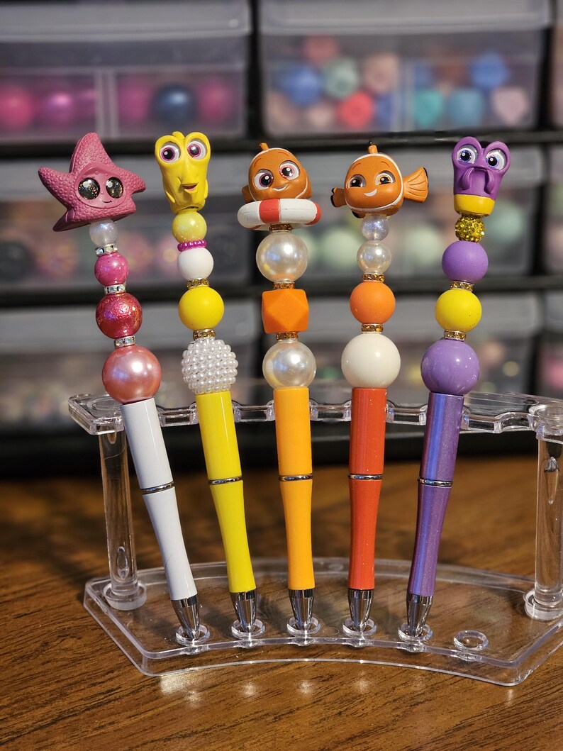 Doorable Character Beaded Pens - Etsy