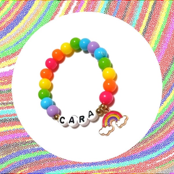Rainbow Bracelet - Etsy