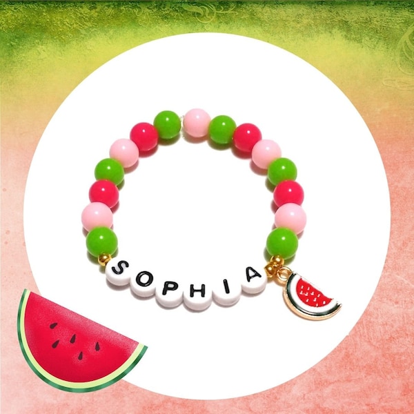 Watermelon Bracelet - Etsy