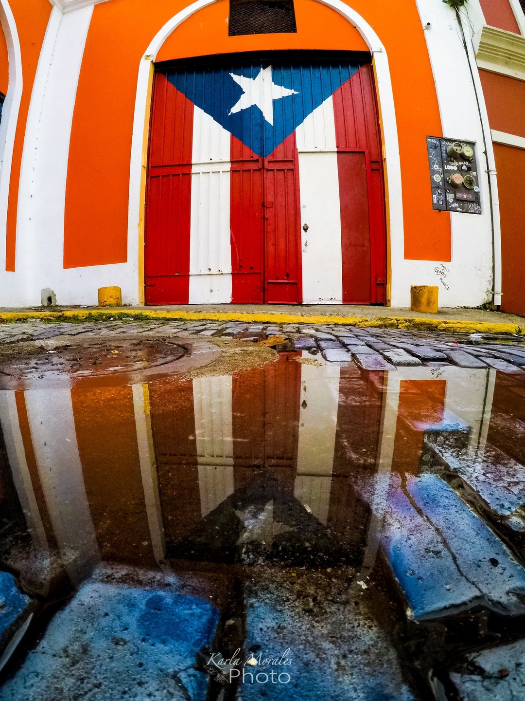 Puerto Rico Flag Secrets of Old San Juan II Photo Prints - Etsy