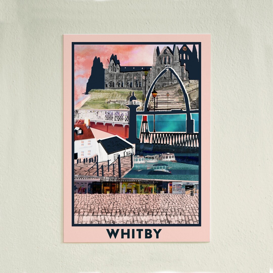 Whitby Print Whitby UK /art Print/wall Art/ Home/whitby Poster/north ...