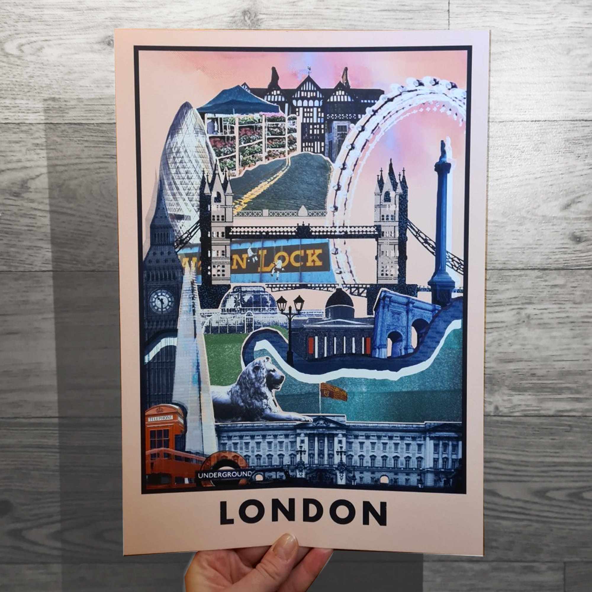 London Print -london UK - /art Print/wall Art/ Home/london Poster ...