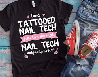 Funny Nail Tech Shirt - Etsy