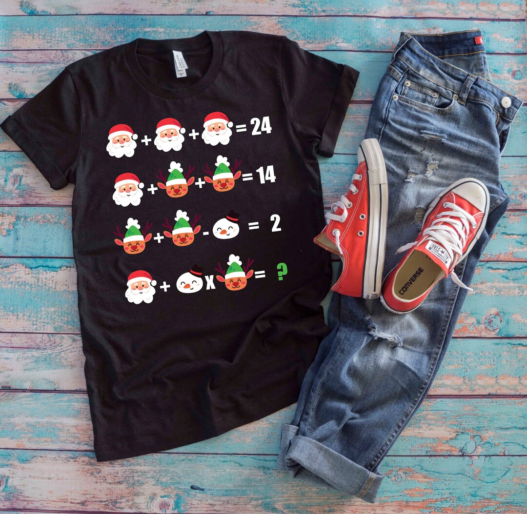Christmas Math Shirt Order of Operations Quiz Funny Math Teacher Gift ...