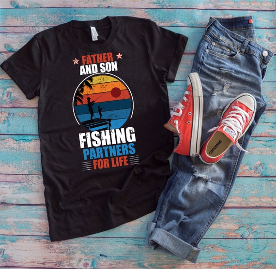 Dad and Son Fishing Shirt Father and Son Fishing Partners - Etsy