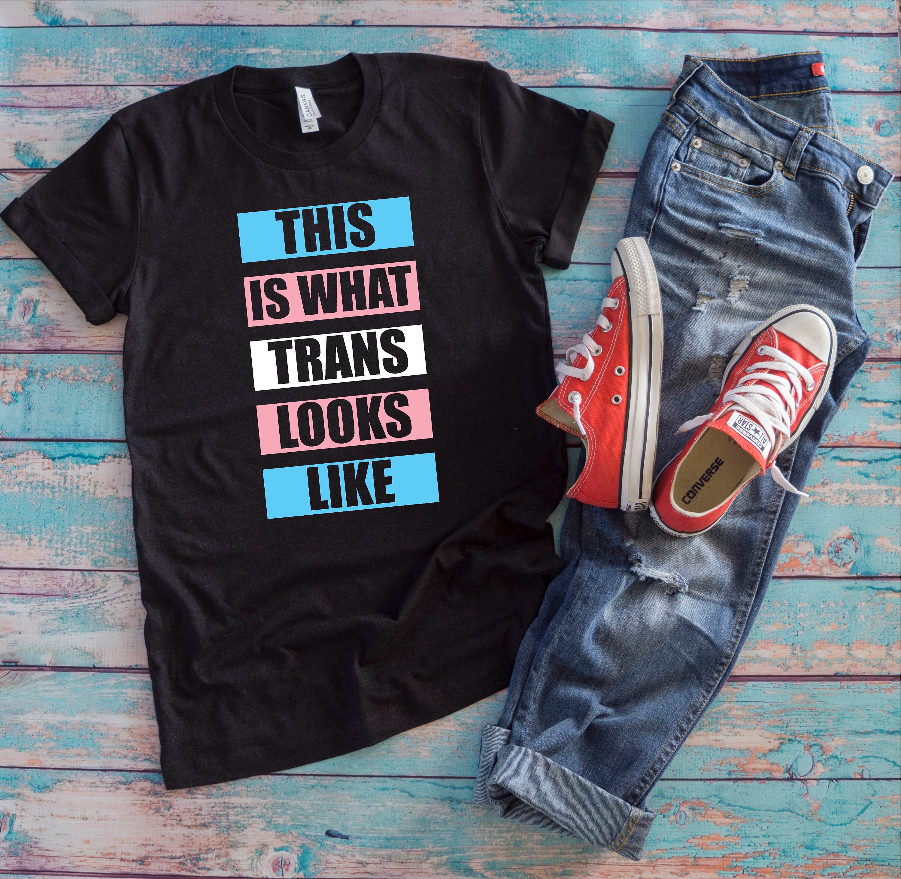 Transgender Pride Shirt This Is What Trans Looks Like | Etsy