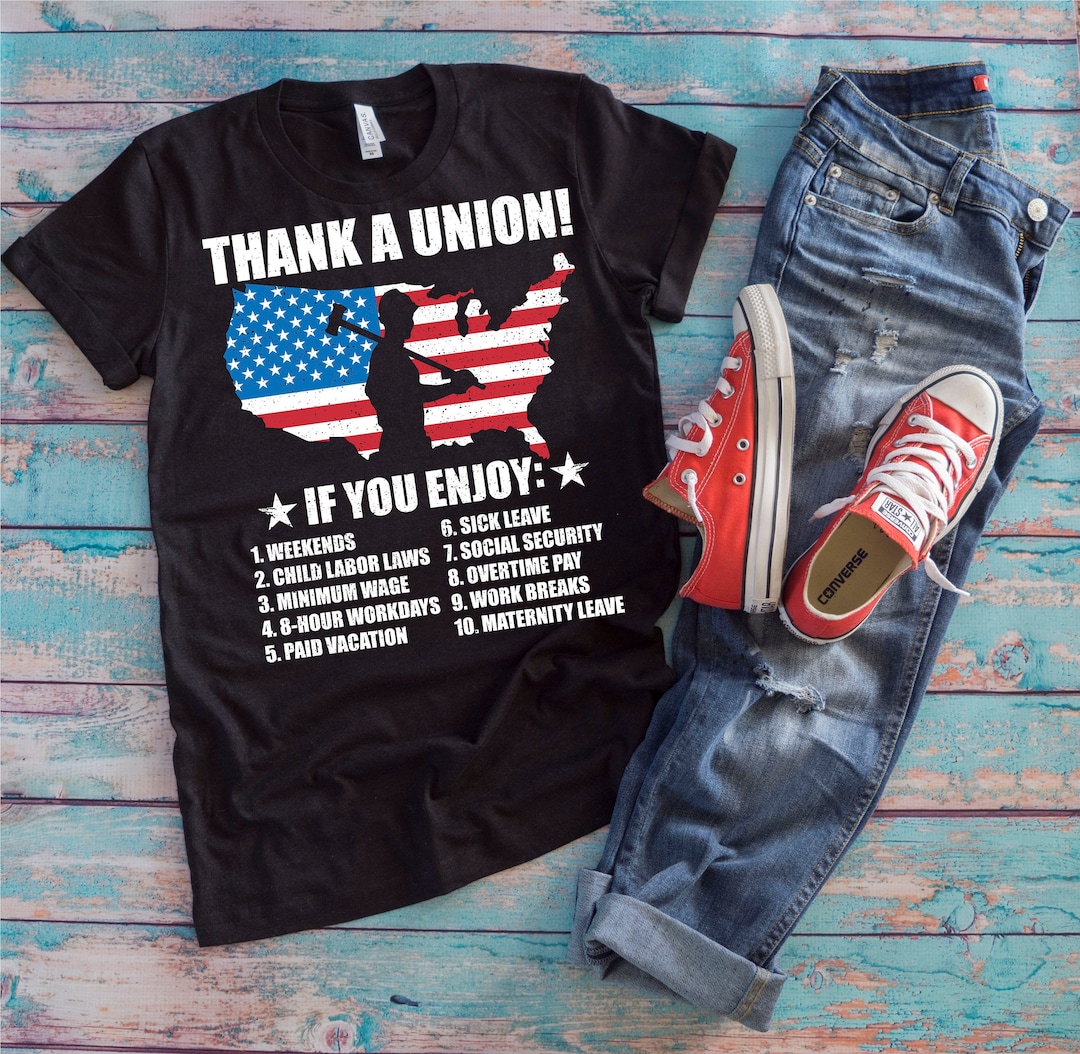 Union Worker T-shirt: Patriotic Labor Day Gift - Etsy