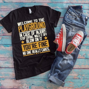 Gen X Tshirt | Welcome to the Gen X Playground | Funny Generation X ...