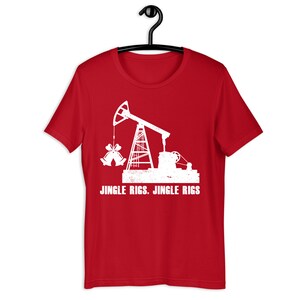 Christmas Oilfield Shirt Oil Field Worker Rig Drilling Xmas Roughneck ...