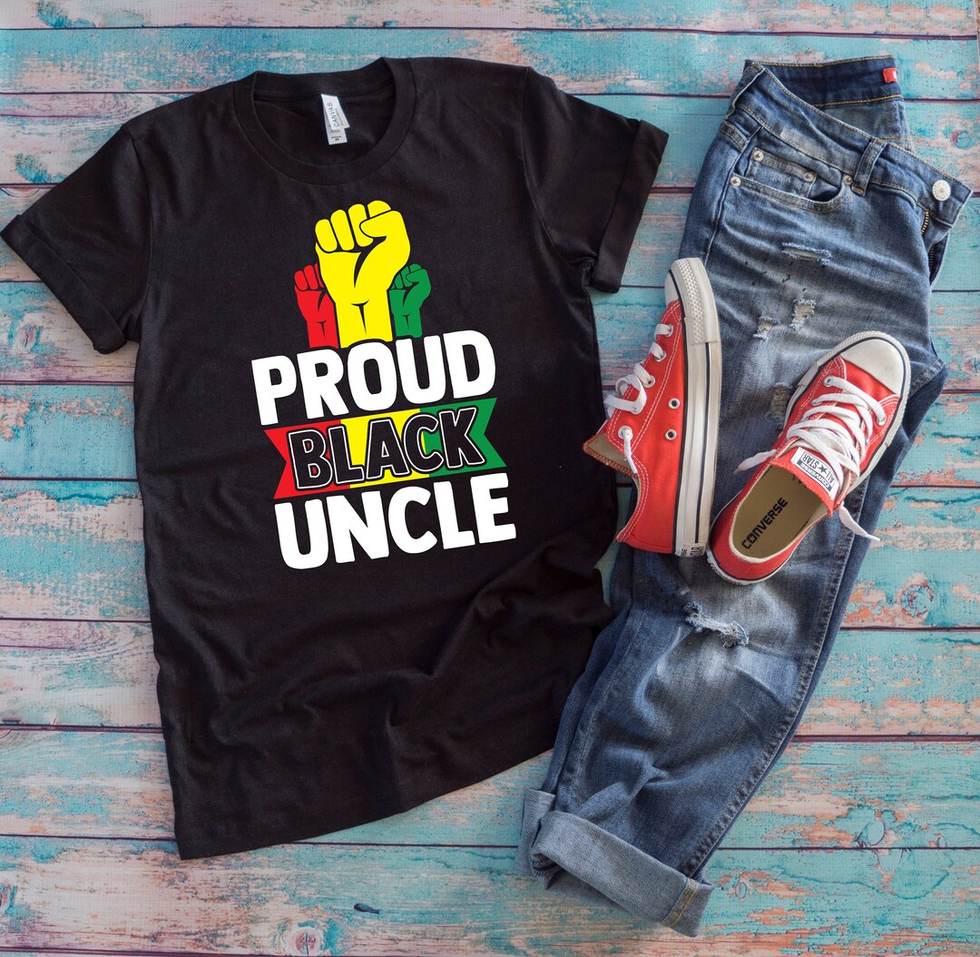 African American Uncle Shirt Proud Black Uncle Black Family Member ...