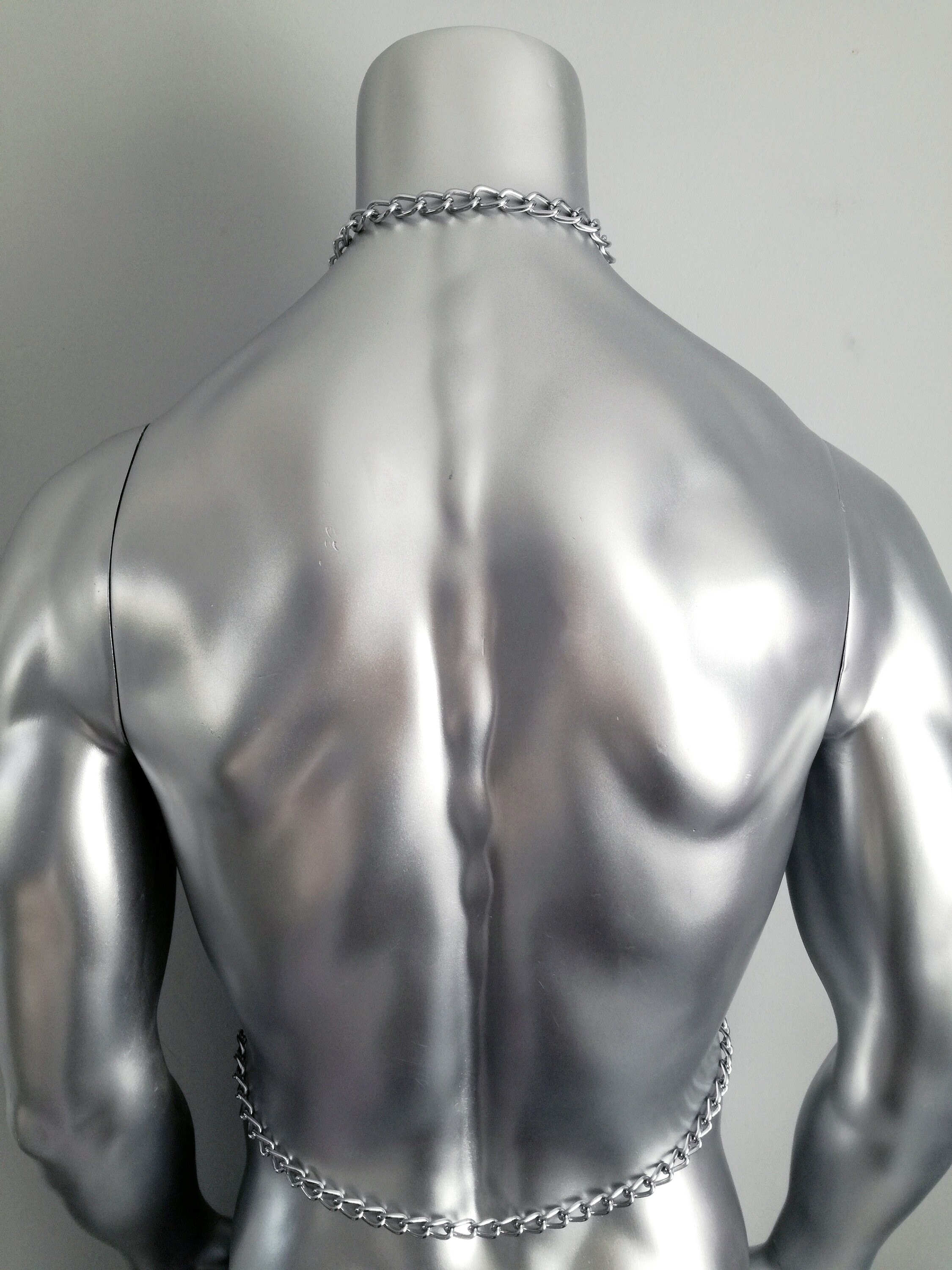 Chain Body Harness Stainless Steel Mens and Womens. Metal - Etsy