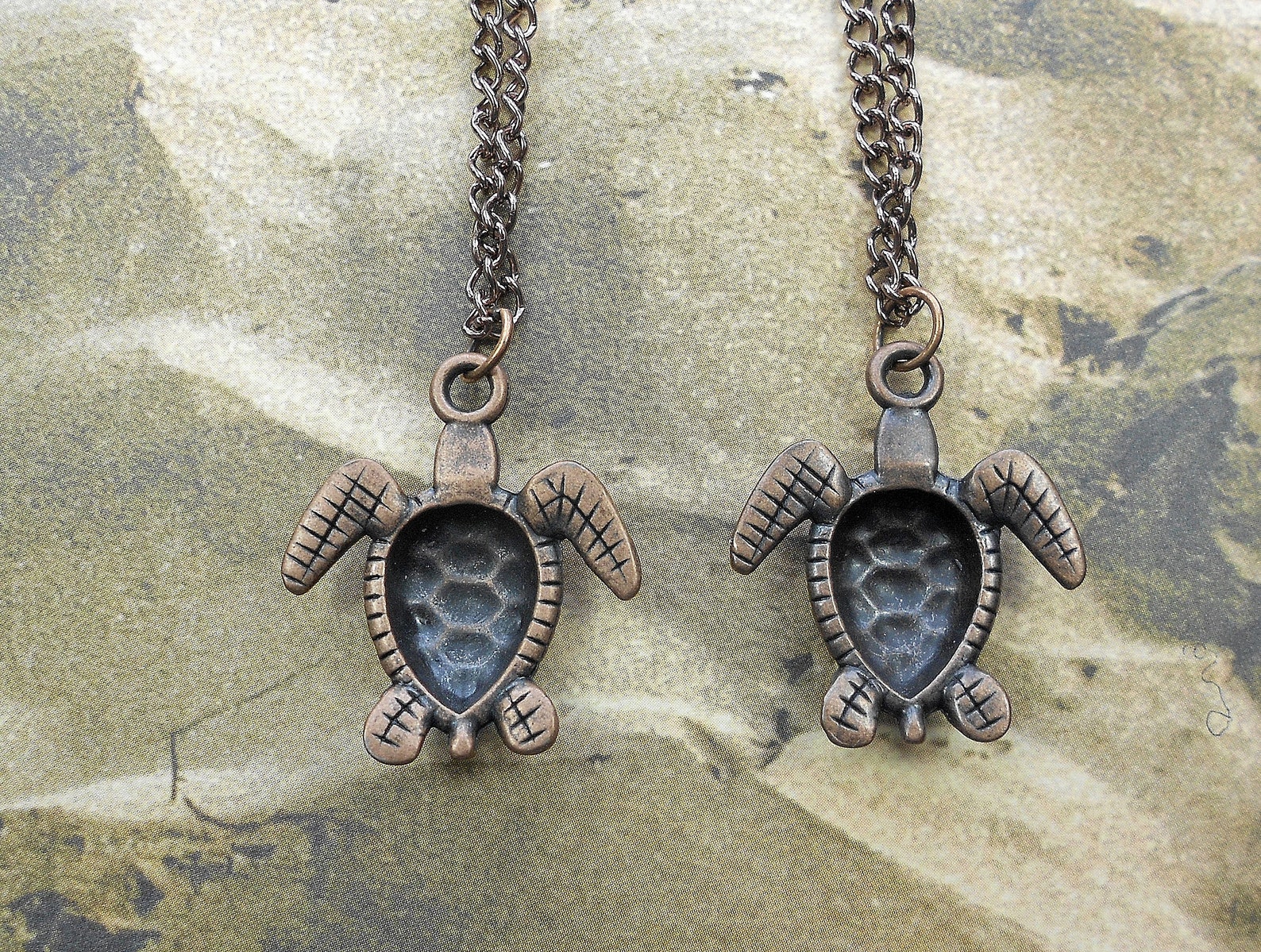 Copper Sea Turtle Pendant Necklace: Turtle Lover Gift - Etsy