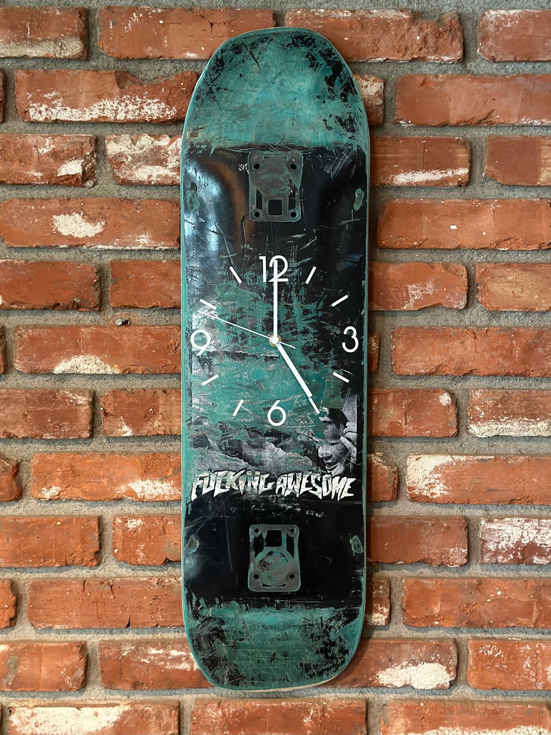 FA Skateboard Clock - Etsy