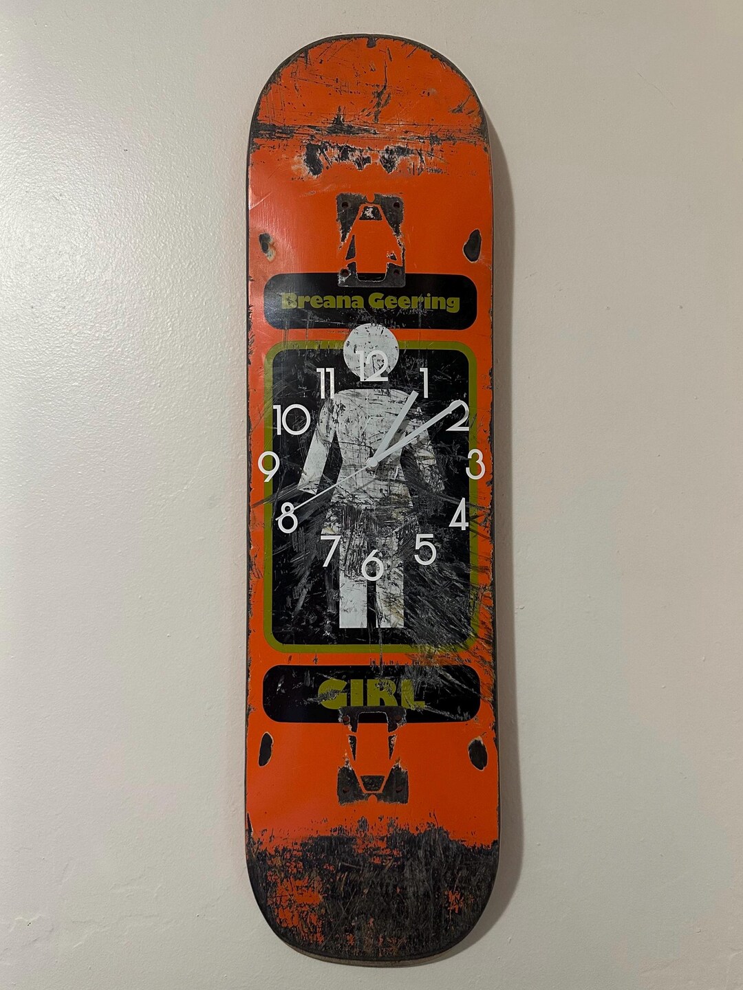 Girl Skateboard Clock - Etsy