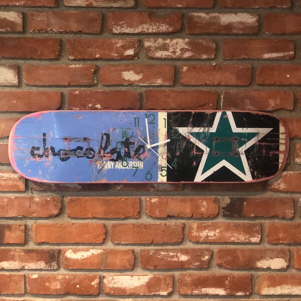 Skateboard Clock - Etsy
