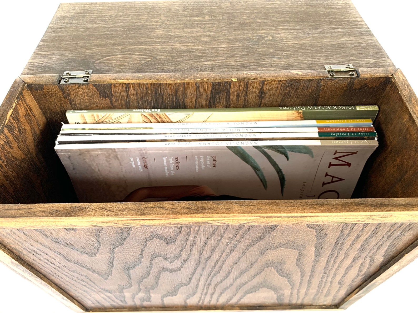 Wood File Box - Etsy