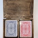 Double Deck Playing Card Box - Etsy