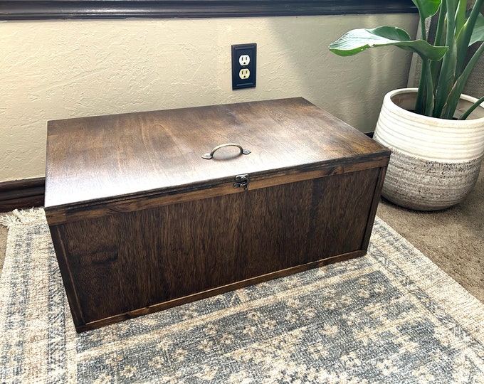 Wood Hanging File Box Extra Large - Etsy