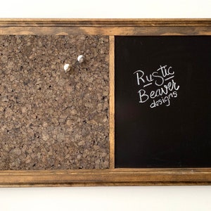Cork/chalk Message Board - Etsy