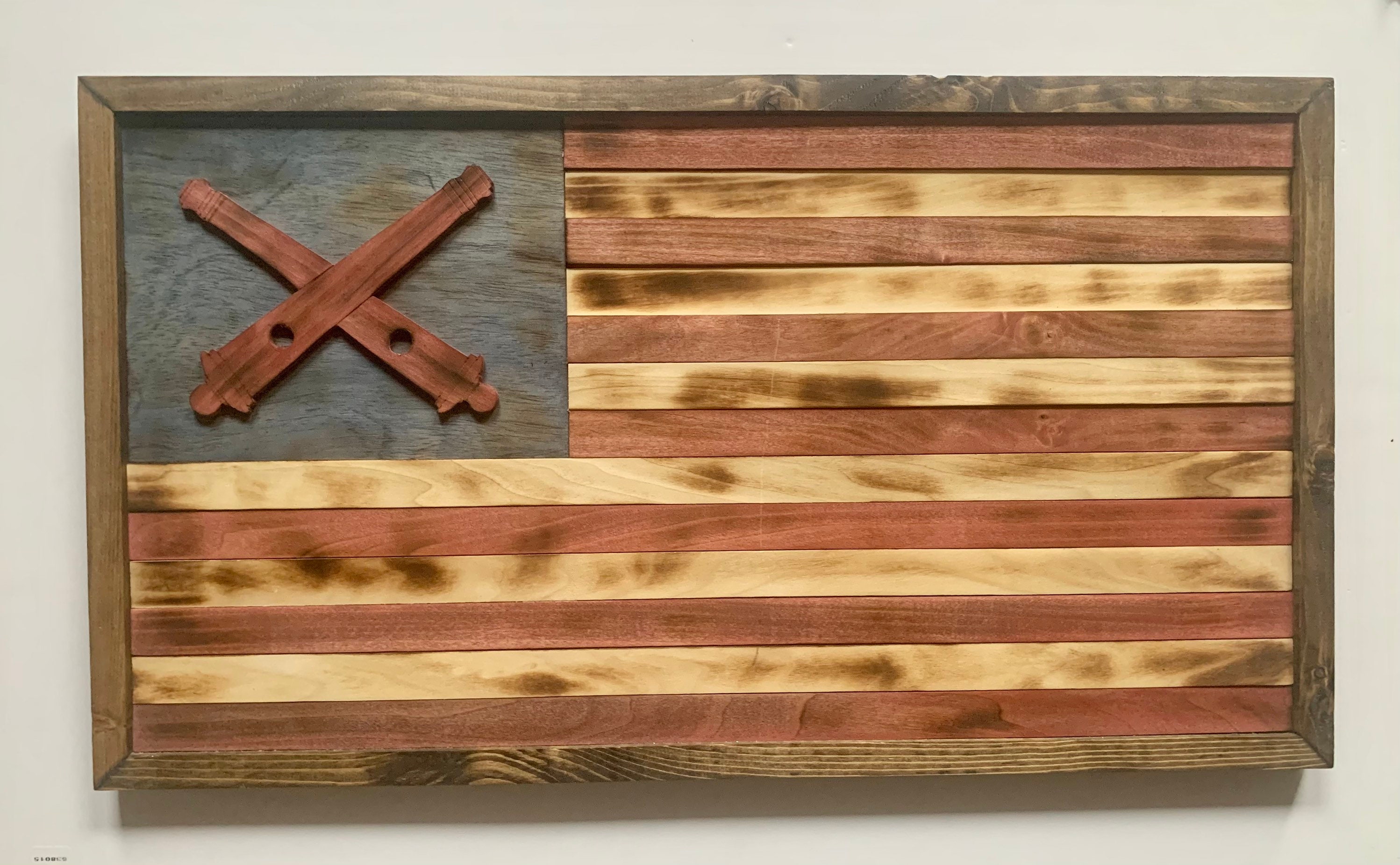 Wood Military Army Field Artillery American Flag | Etsy