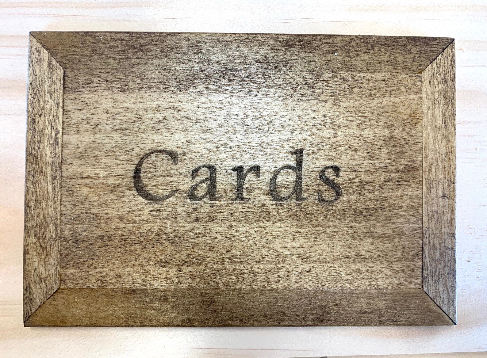 Double Deck Playing Card Box - Etsy