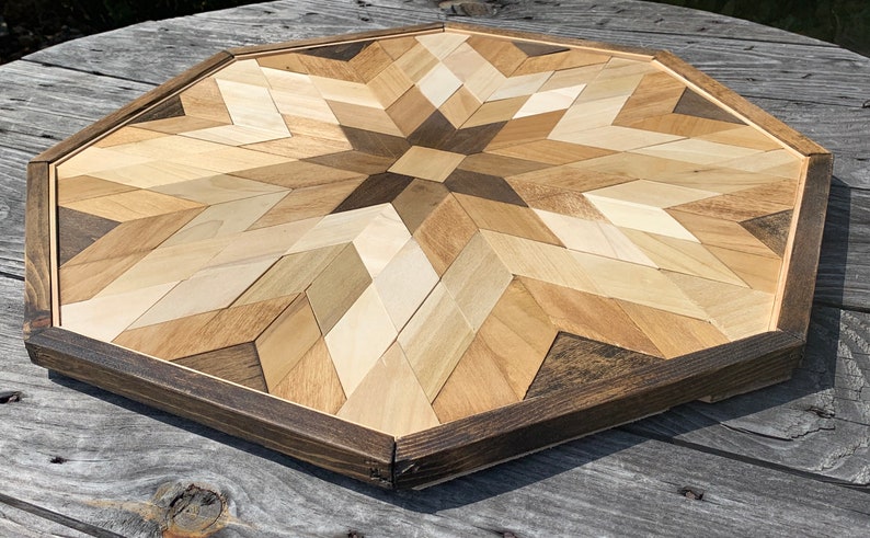 Octagon Wood Wall Art | Etsy