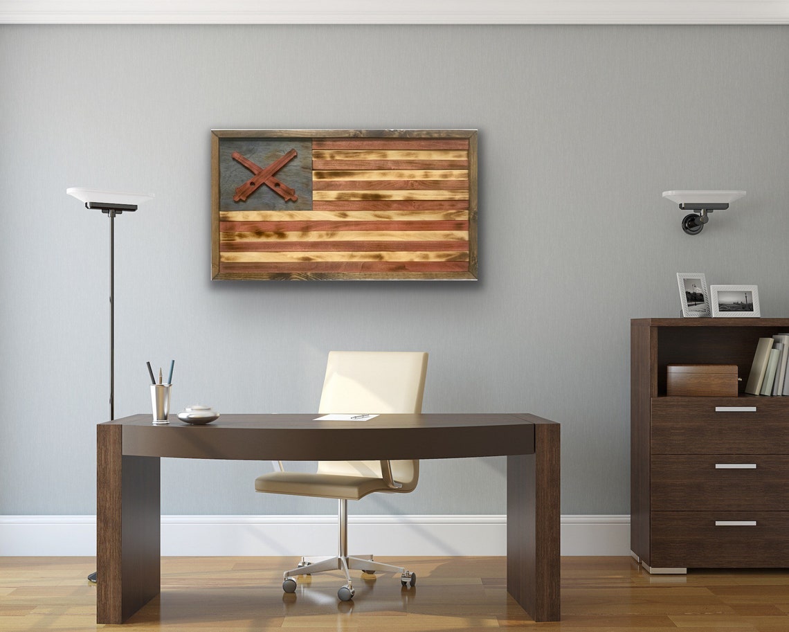 Wood Military Army Field Artillery American Flag | Etsy