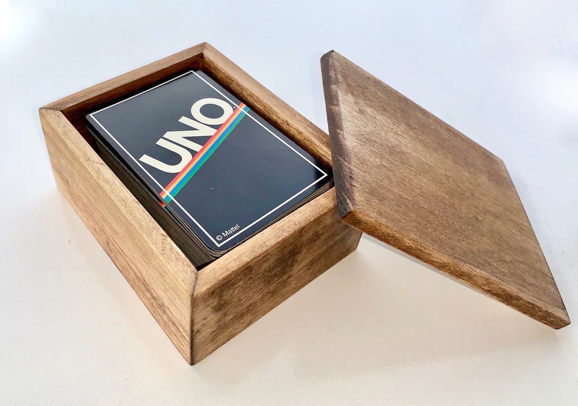 Uno Card Box - Etsy