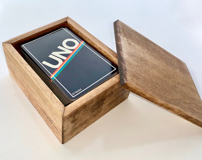 Uno Card Box - Etsy