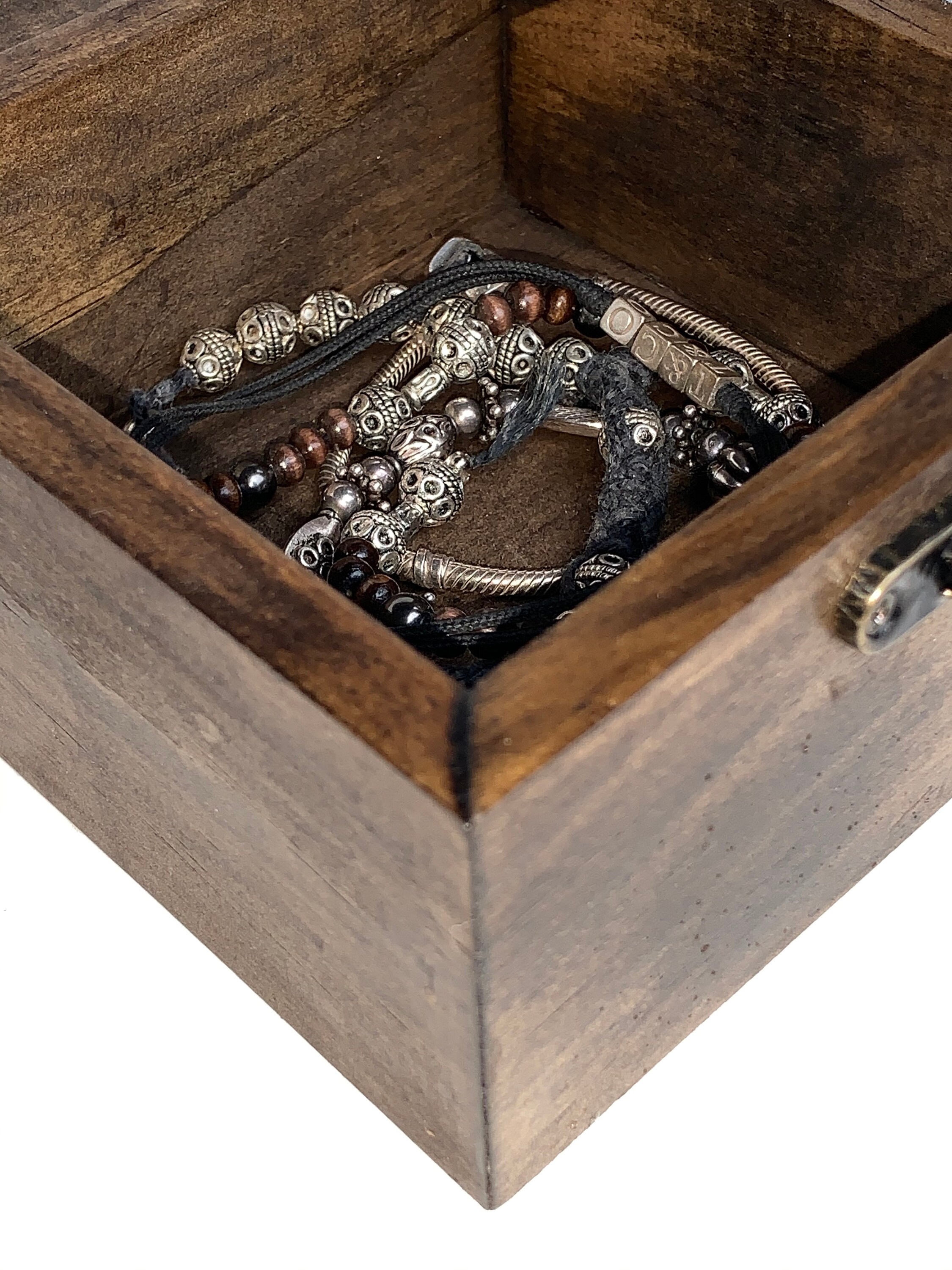 Small Wood Jewelry Box | Etsy